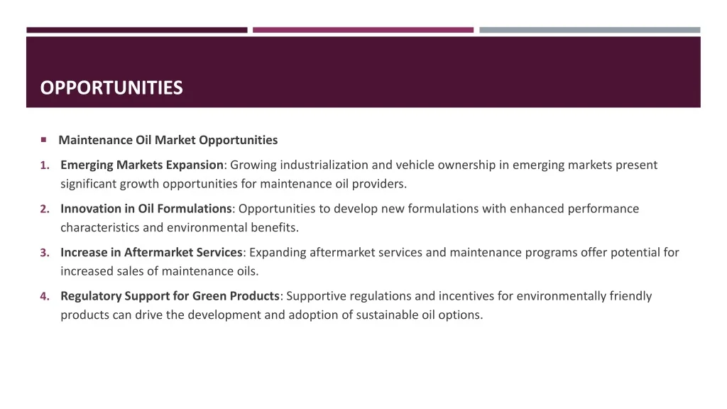 PPT - Maintenance Oil Market PowerPoint Presentation, free download ...