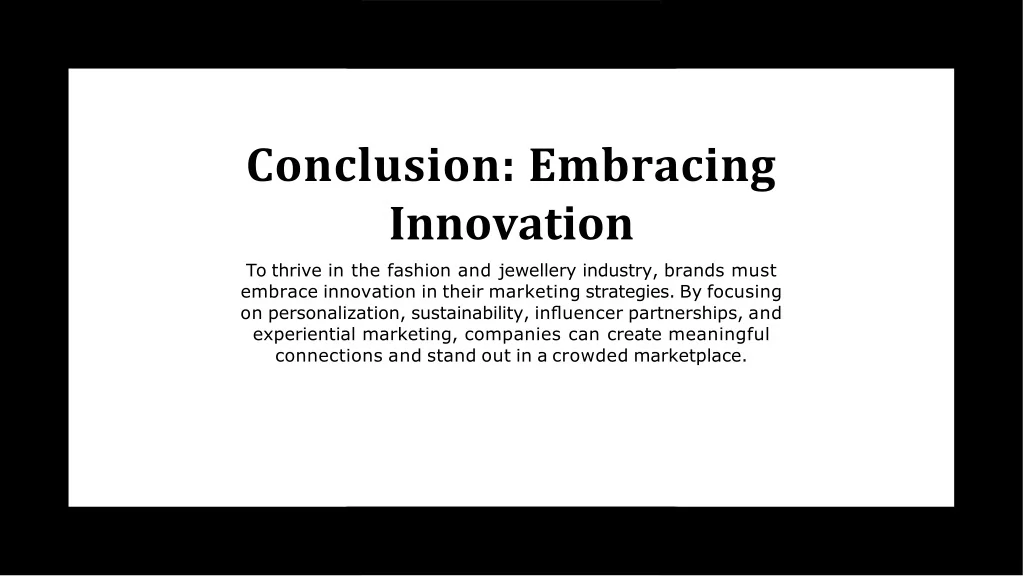 PPT - Shining Strategies Innovative Marketing Approaches in Fashion and ...