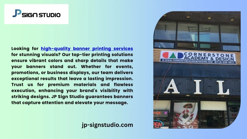 PPT - High Quality Banner Printing Services For Stunning Visuals ...