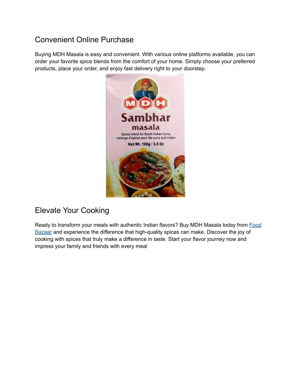 PPT - Discover Authentic Flavors_ Buy MDH Masala Today PowerPoint ...