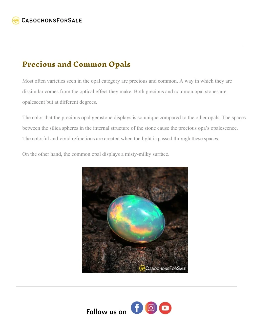 PPT - 10 Awesome Facts About Opal Gemstones PowerPoint Presentation, free download - ID:13578590