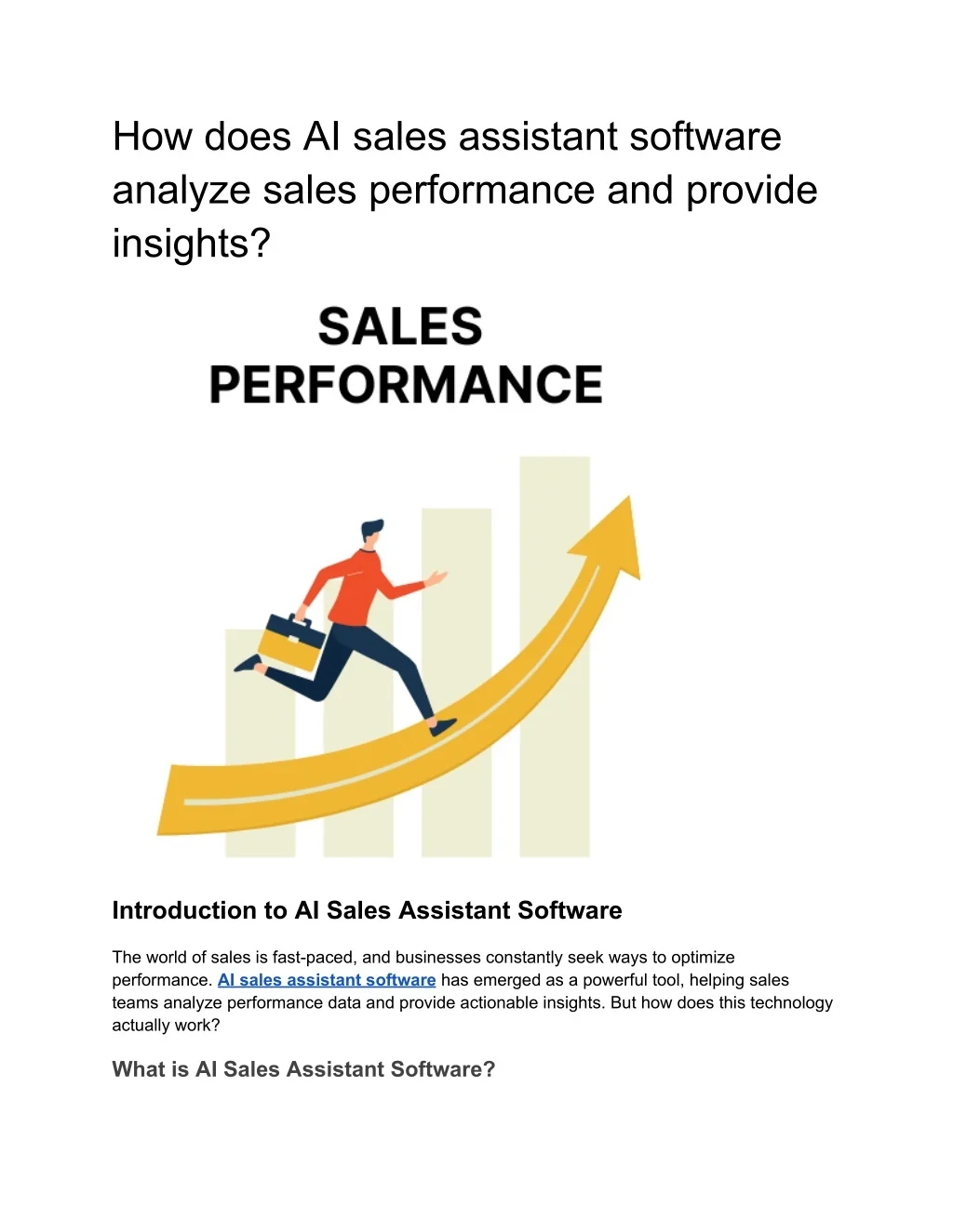 PPT - How does AI sales assistant software analyze sales performance ...