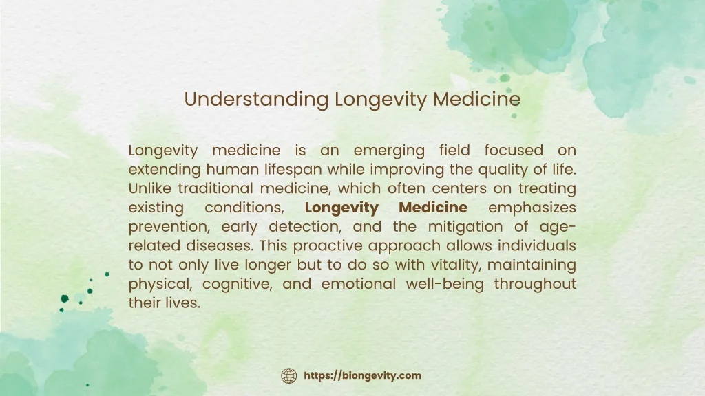 PPT - Why Is Longevity Medicine Important for Your Healthier Life ...