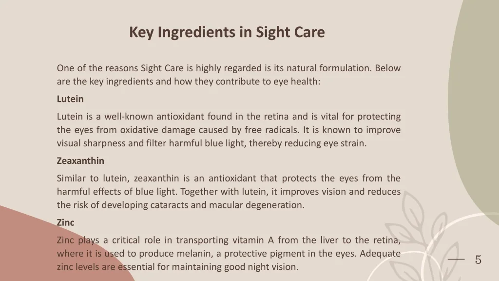PPT - Sight Care Eye Supplement new work pdf PowerPoint Presentation ...
