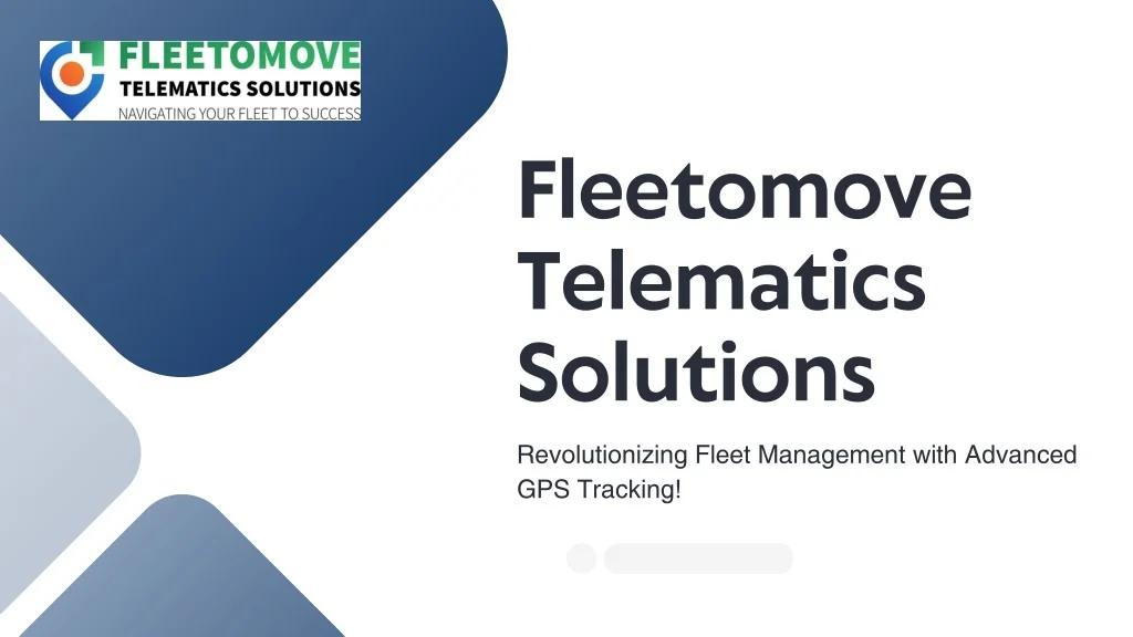 PPT - Top GPS Tracking Device for Vehicles - Fleetomove Telematics Solutions PowerPoint ...