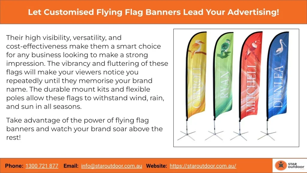 PPT - Elevate Your Visual Marketing With Flying Flag Banners PowerPoint ...