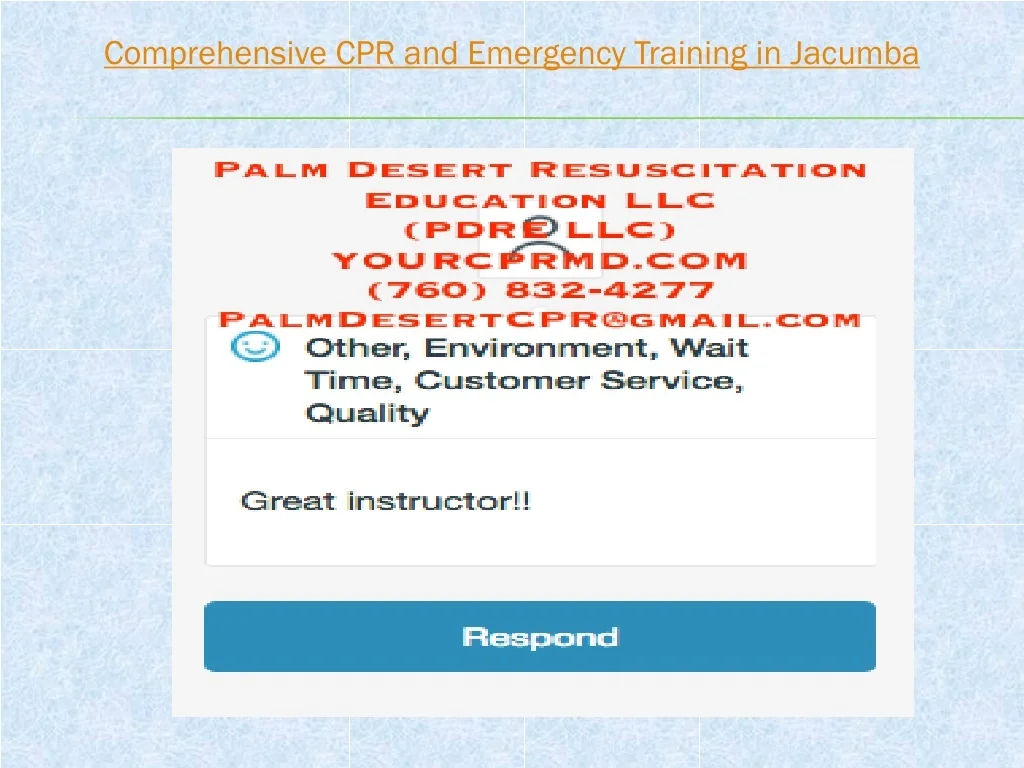 PPT - Comprehensive CPR and Emergency Training in Jacumba PowerPoint ...