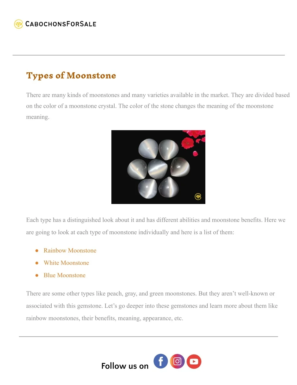 PPT - Types of Moonstone for a Blissful Life PowerPoint Presentation ...