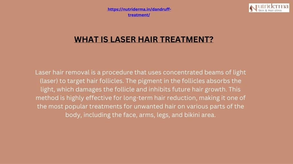 PPT - What Is the Best Laser Hair Treatment in JP Nagar, Bangalore ...
