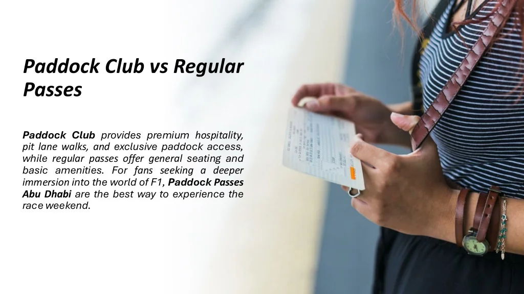 PPT - Paddock Passes Abu Dhabi: The Ultimate VIP Experience PowerPoint ...