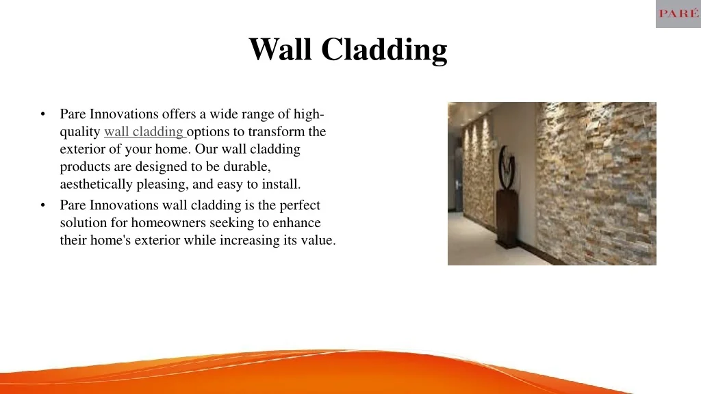PPT - PARE INNOVATIONS INDIA- SOFFIT WALL PANEL PowerPoint Presentation ...