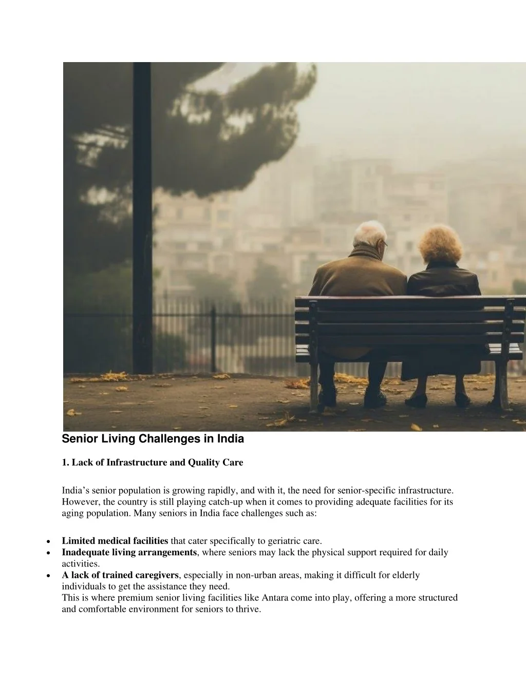 PPT - Senior Living Challenges in India: How Antara Supports NRIs and ...