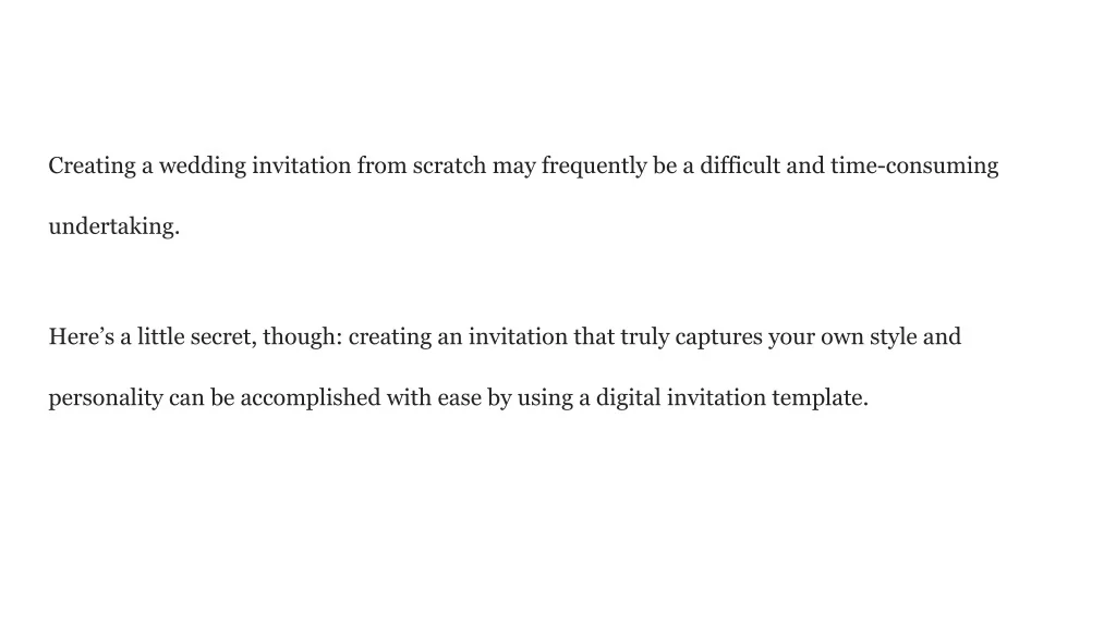 PPT - A Simple Guide to Creating Your Own Digital Wedding Invitation ...