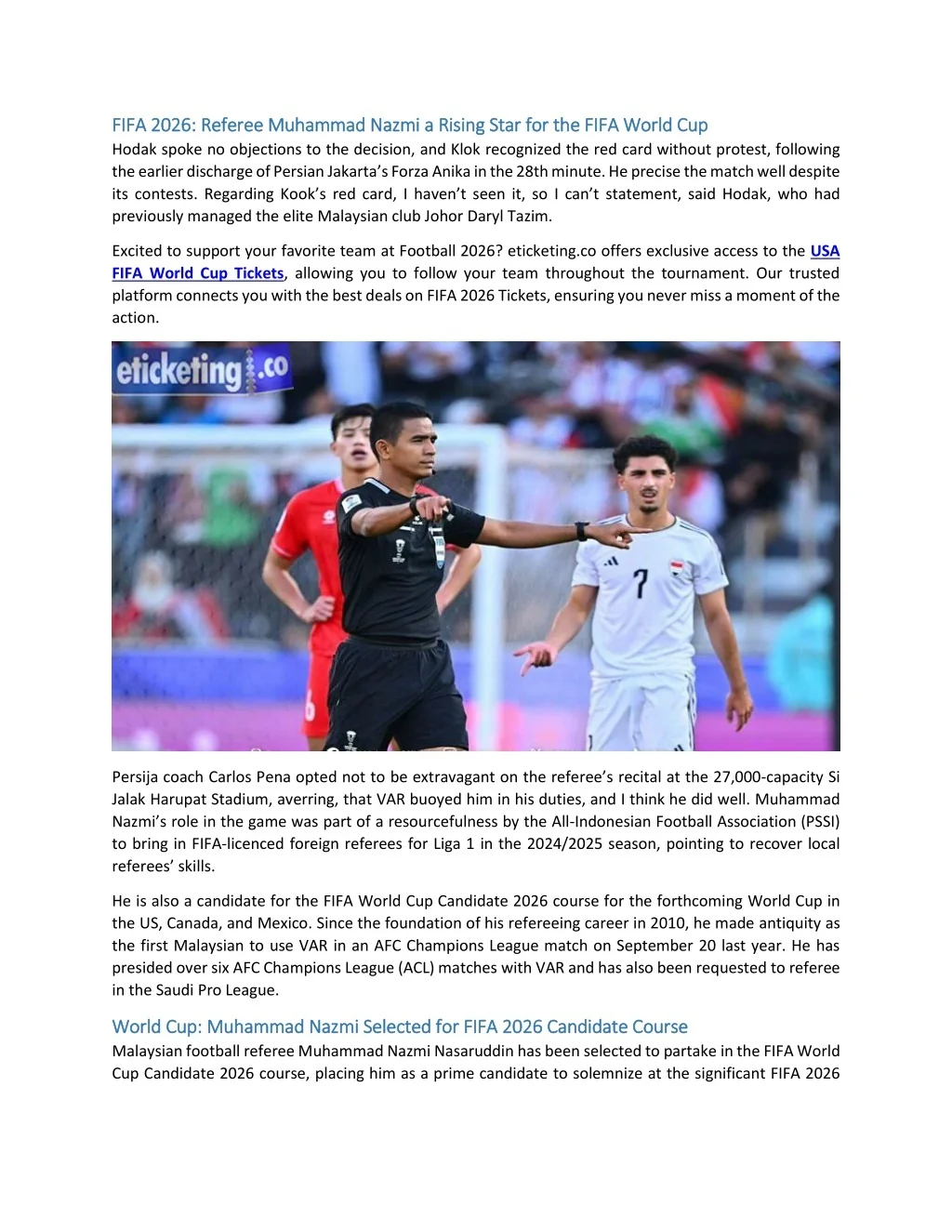 PPT - World Cup Malaysian Referee Impresses Indonesian Fans Ahead of ...