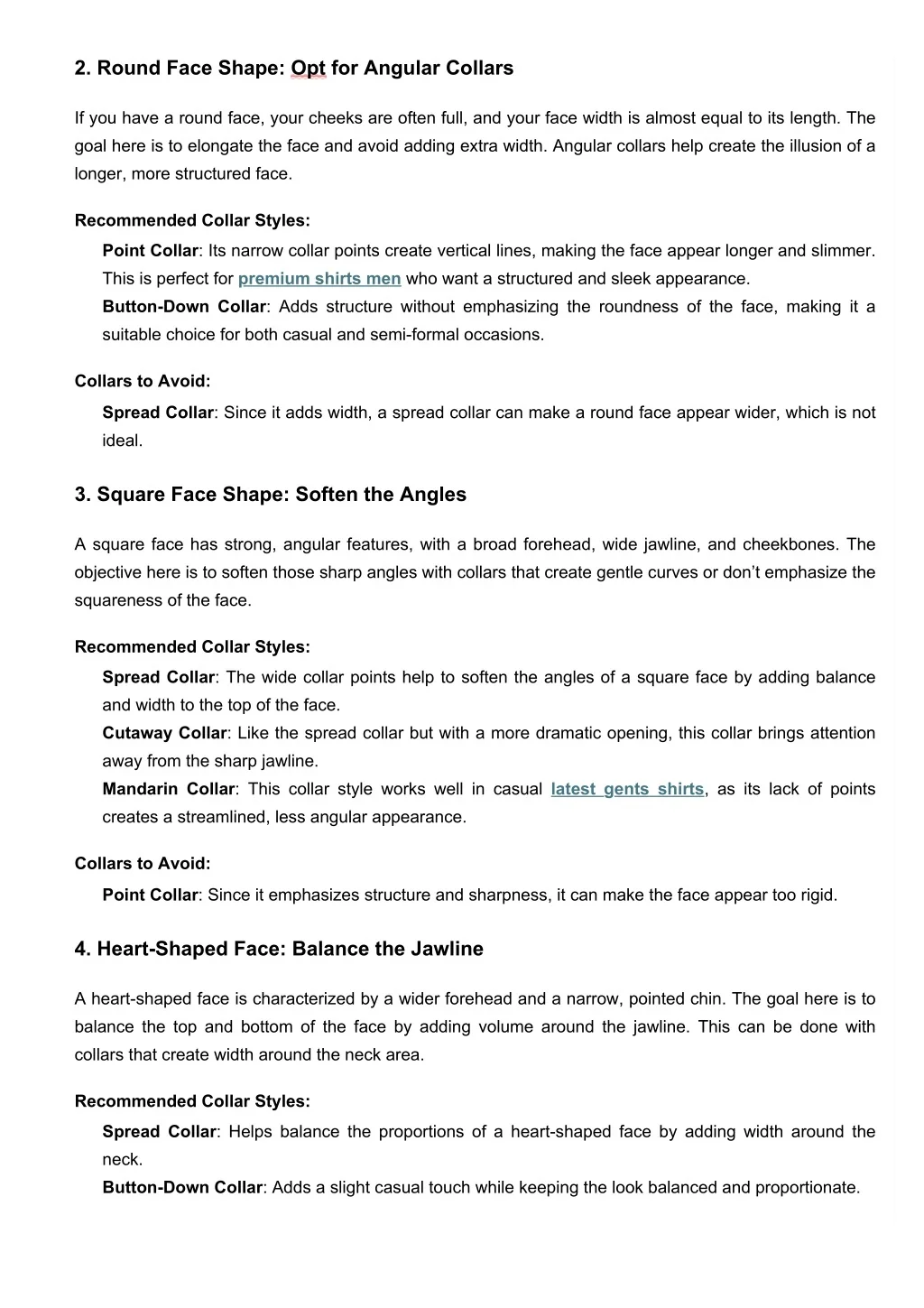 PPT - Premium Shirts for Men to Choose the Right Collar Style ...