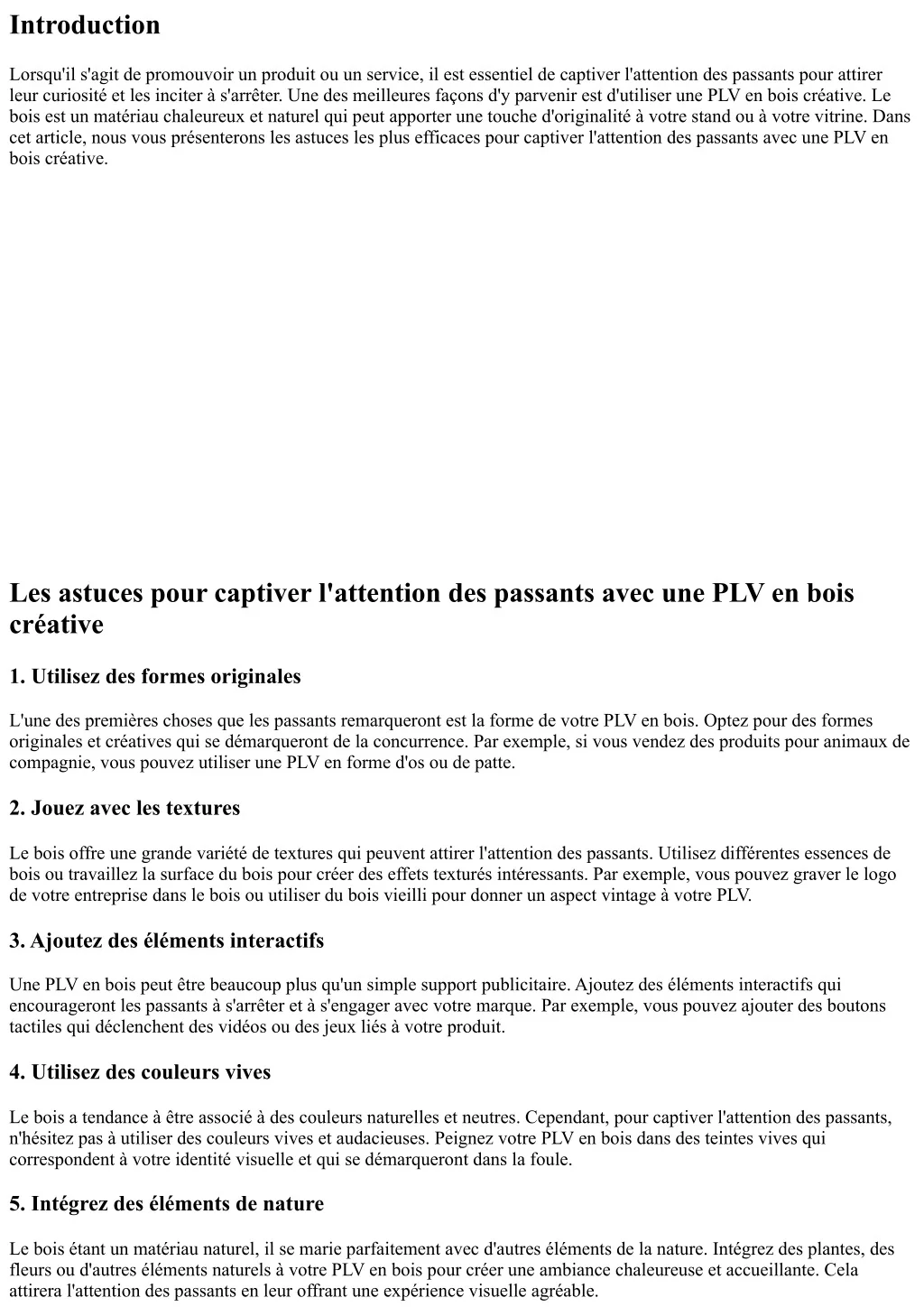 PPT - Les astuces pour captiver l'attention des passants avec une PLV ...