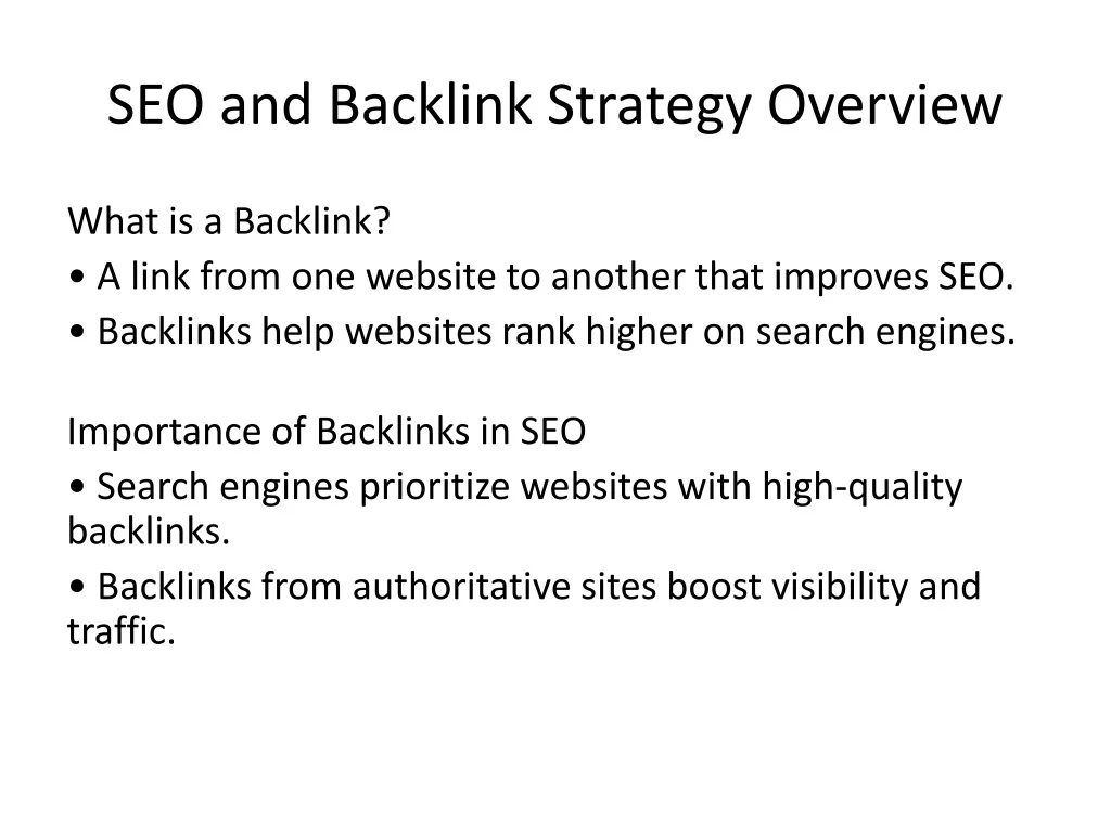 PPT - Corporate_Film_Makers_Backlink_Strategy PowerPoint Presentation ...