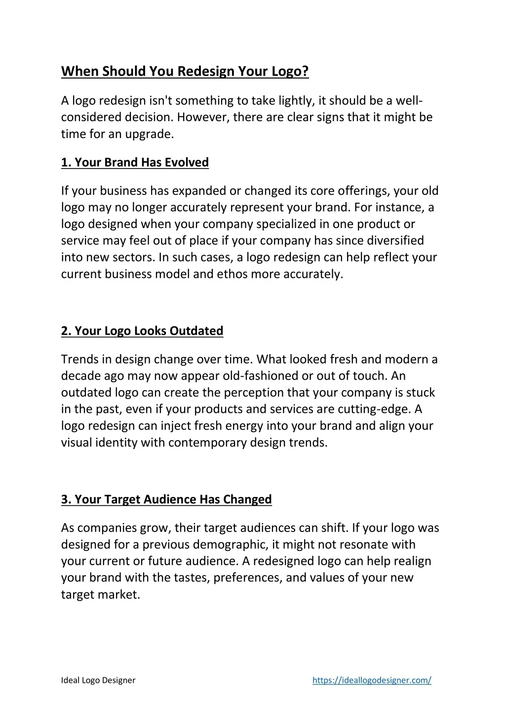 PPT - Revitalize Your Brand|Expert Logo Redesign by Ideal Logo Designer ...
