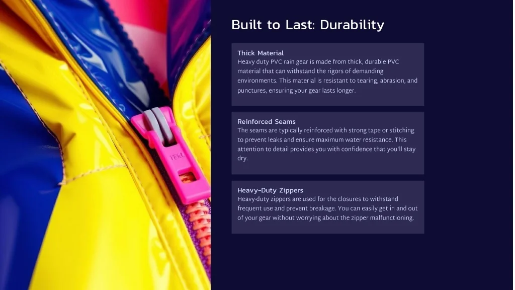 PPT - Explore the Toughest Heavy Duty PVC Rain Gear PowerPoint ...