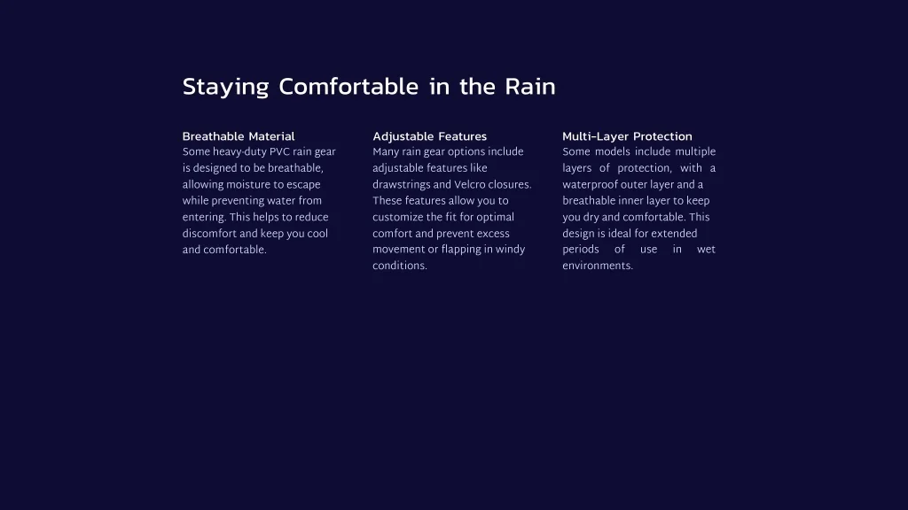 PPT - Explore the Toughest Heavy Duty PVC Rain Gear PowerPoint ...