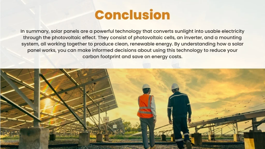 PPT - How Does a Solar Panel Work PowerPoint Presentation, free ...