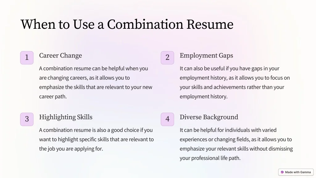 PPT - What is a Combination Resume? How to Craft the Perfect Hybrid ...