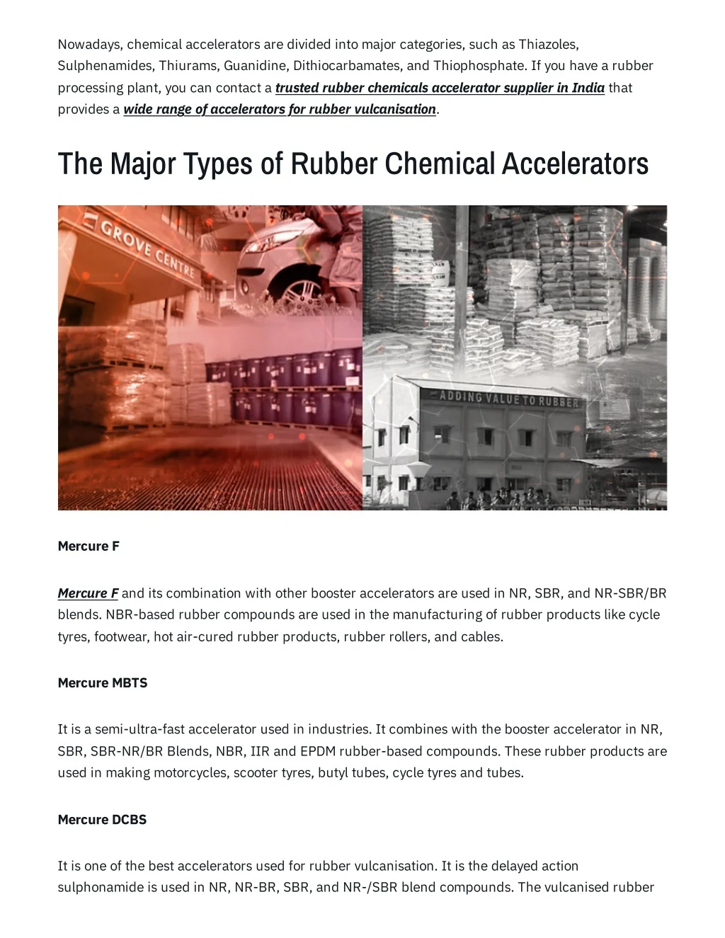 PPT - Top 5 Rubber Chemicals Accelerators Used In Rubber Processing ...