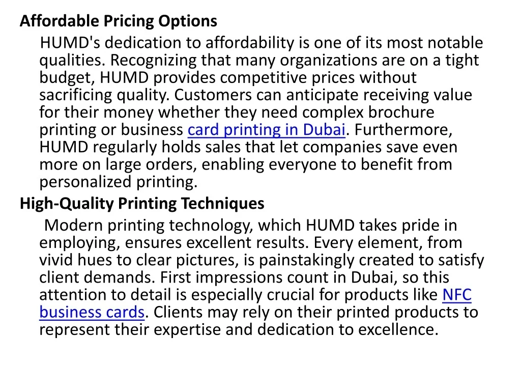 PPT - How HUMD Makes Personalized Printing Easy and Affordable ...