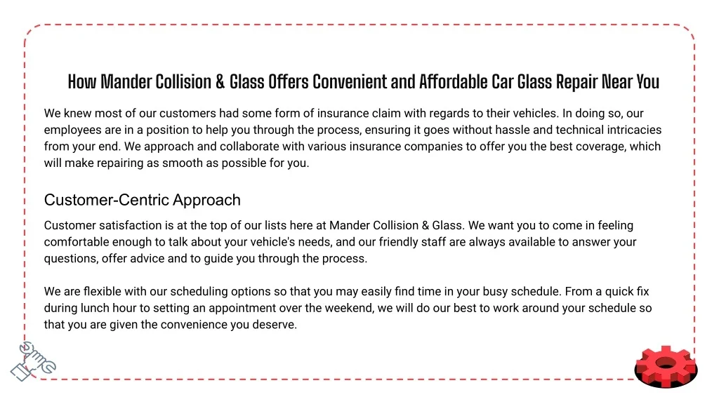 PPT - How Mander Collision & Glass Offers Convenient and Affordable Car ...