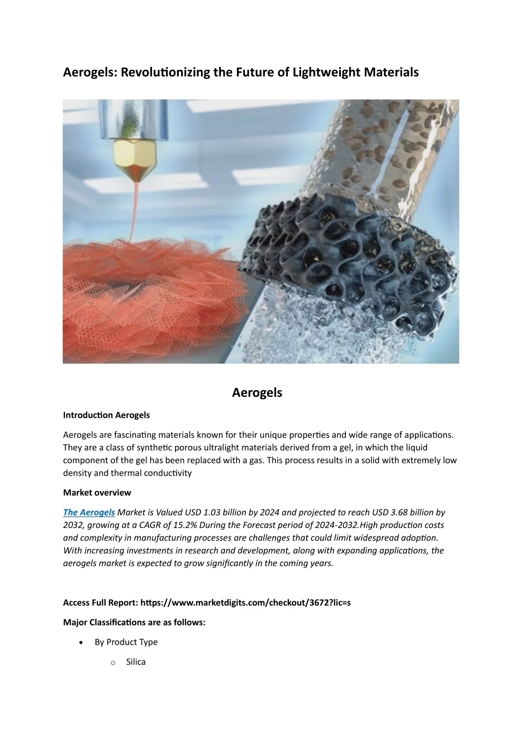 PPT - Aerogels Revolutionizing the Future of Lightweight Materials PowerPoint Presentation - ID ...