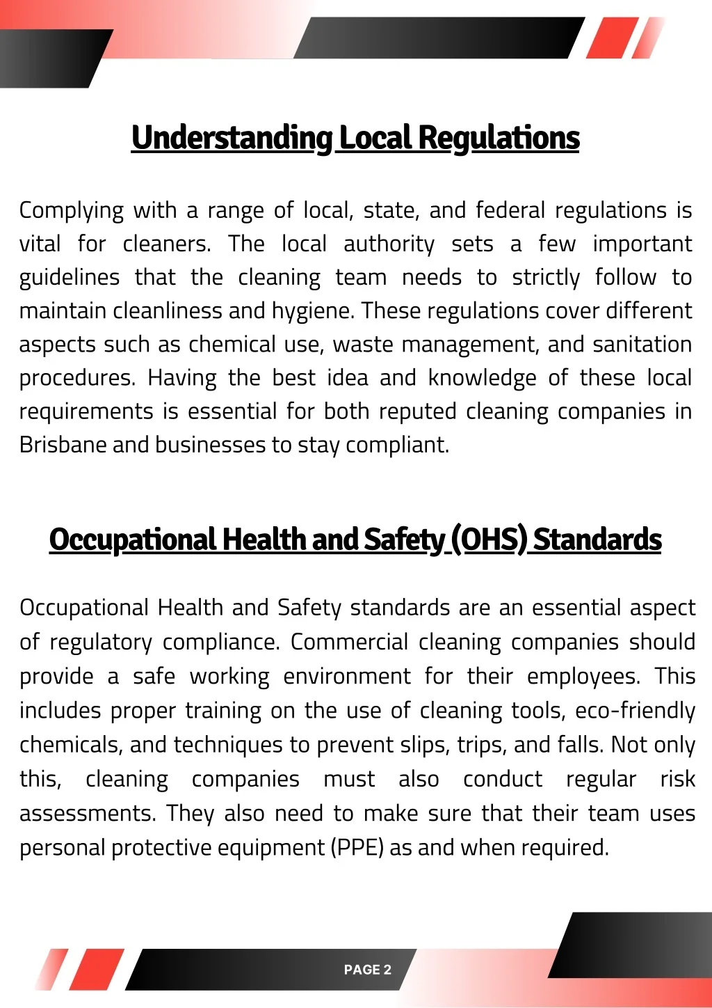 PPT - Key Regulations and Standards That Commercial Cleaners in ...