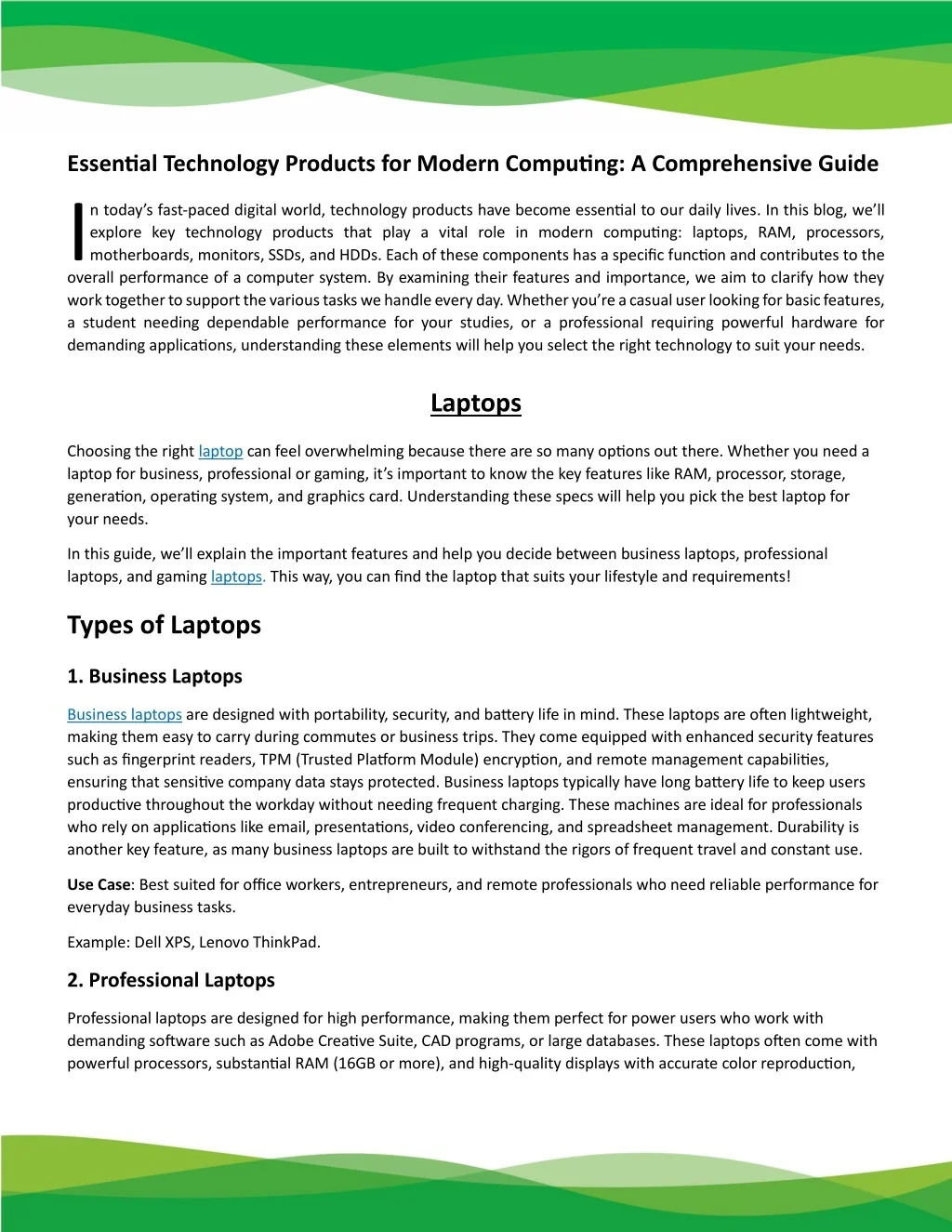 PPT - Essential Technology Products for Modern Computing A ...