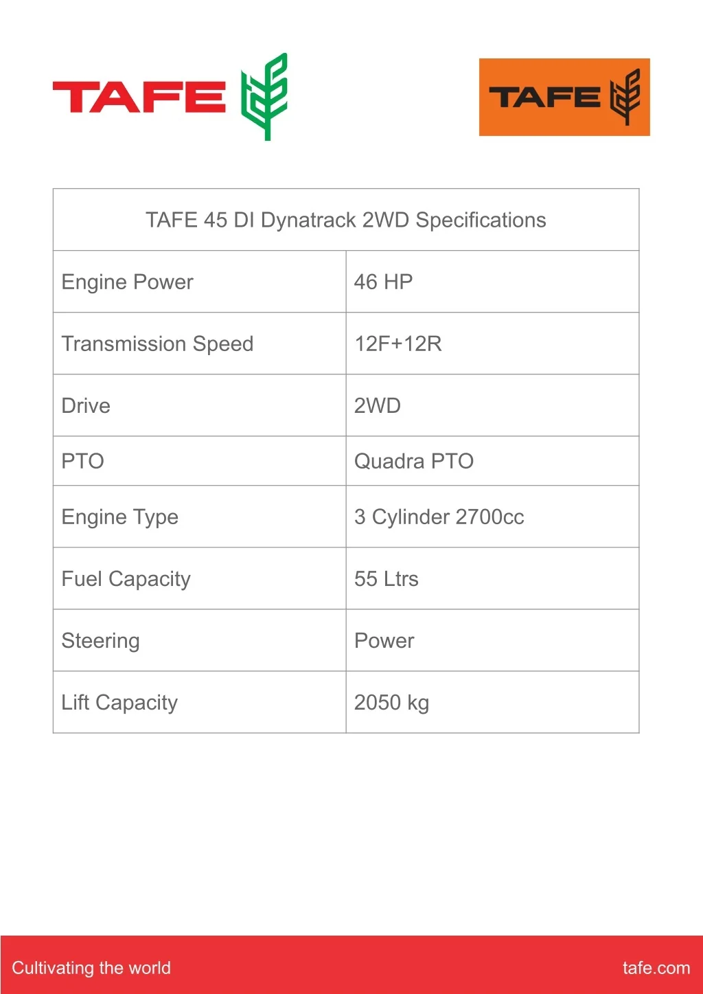PPT - Heritage Series: TAFE 45 DI Dynatrack Tractor PowerPoint ...