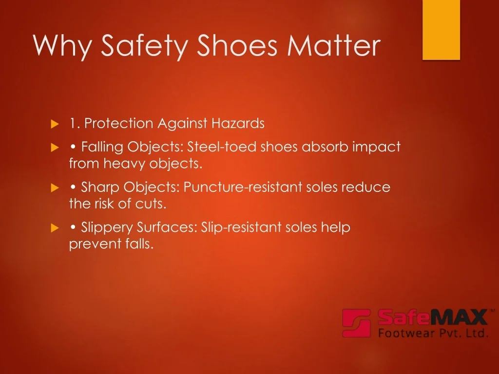 PPT - need of safety shoes PowerPoint Presentation, free download - ID ...