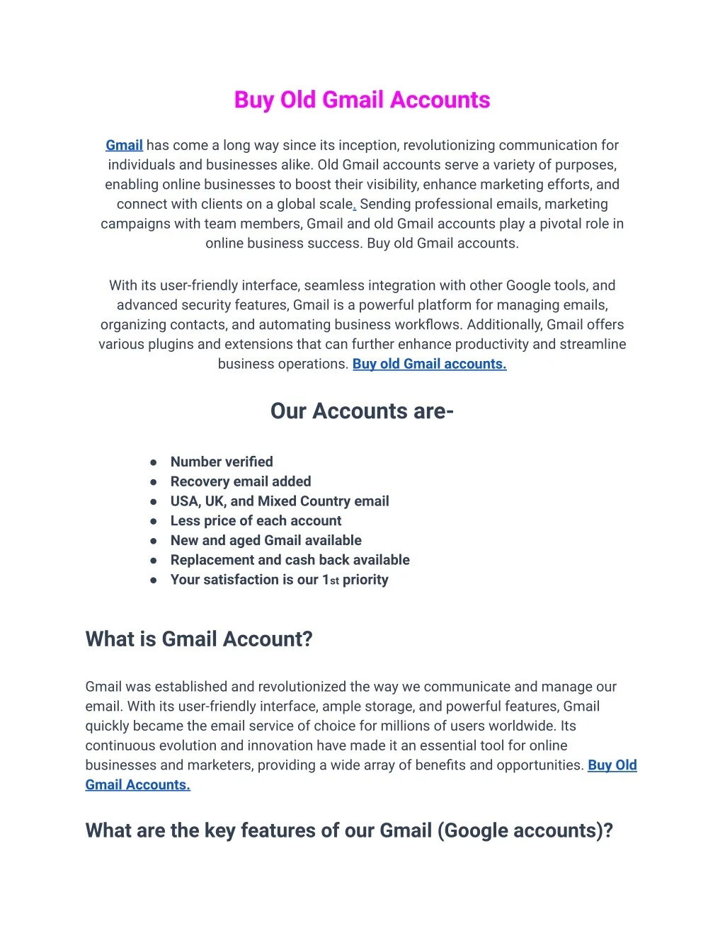 PPT - Buy Old Gmail Accounts PowerPoint Presentation, free download ...