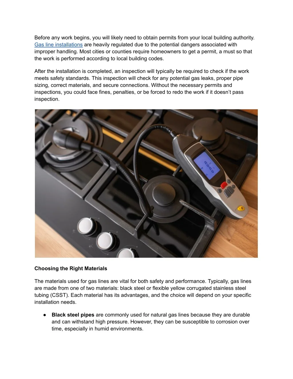 PPT - What Are The Requirements For Installing Gas Lines In Your Home ...