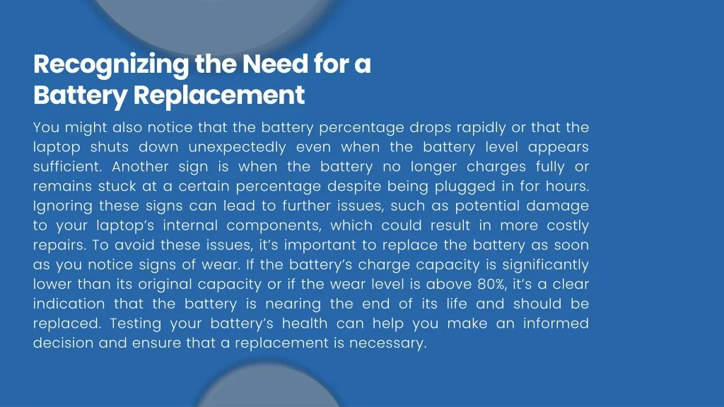 PPT - DELL LAPTOP BATTERY REPAIR IN SURAT: YOUR COMPLETE BATTERY ...