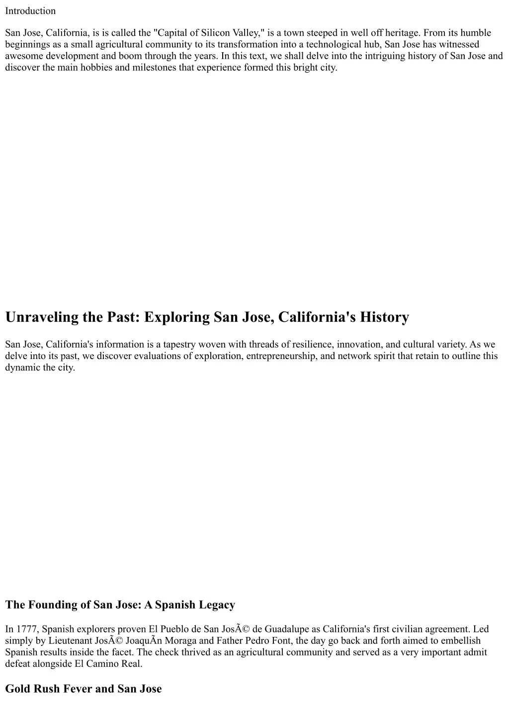 PPT - Unraveling the Past: Exploring San Jose, California's History ...