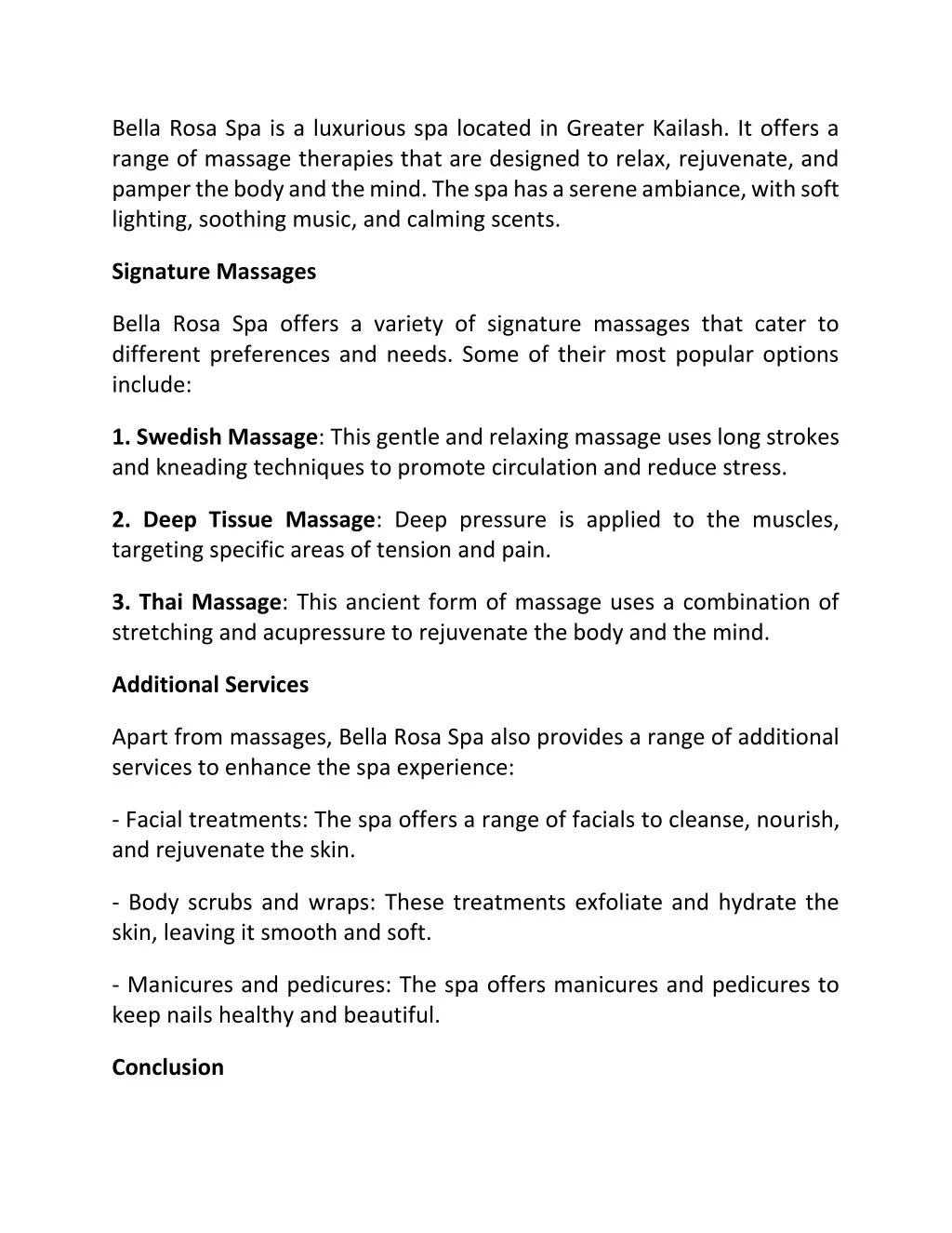 PPT - Massage In Greater Kailash Spa Greater Kailash Bella Rosa Spa ...
