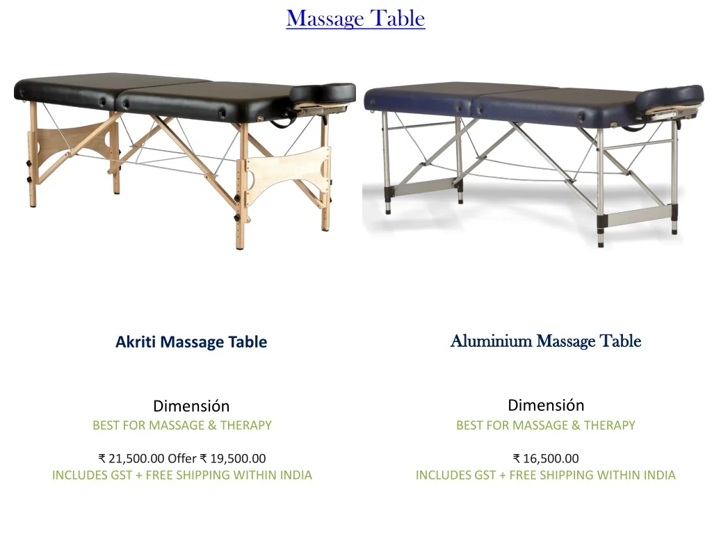 PPT - Buy Online Best Spa Bed and Body Massage Table PowerPoint ...