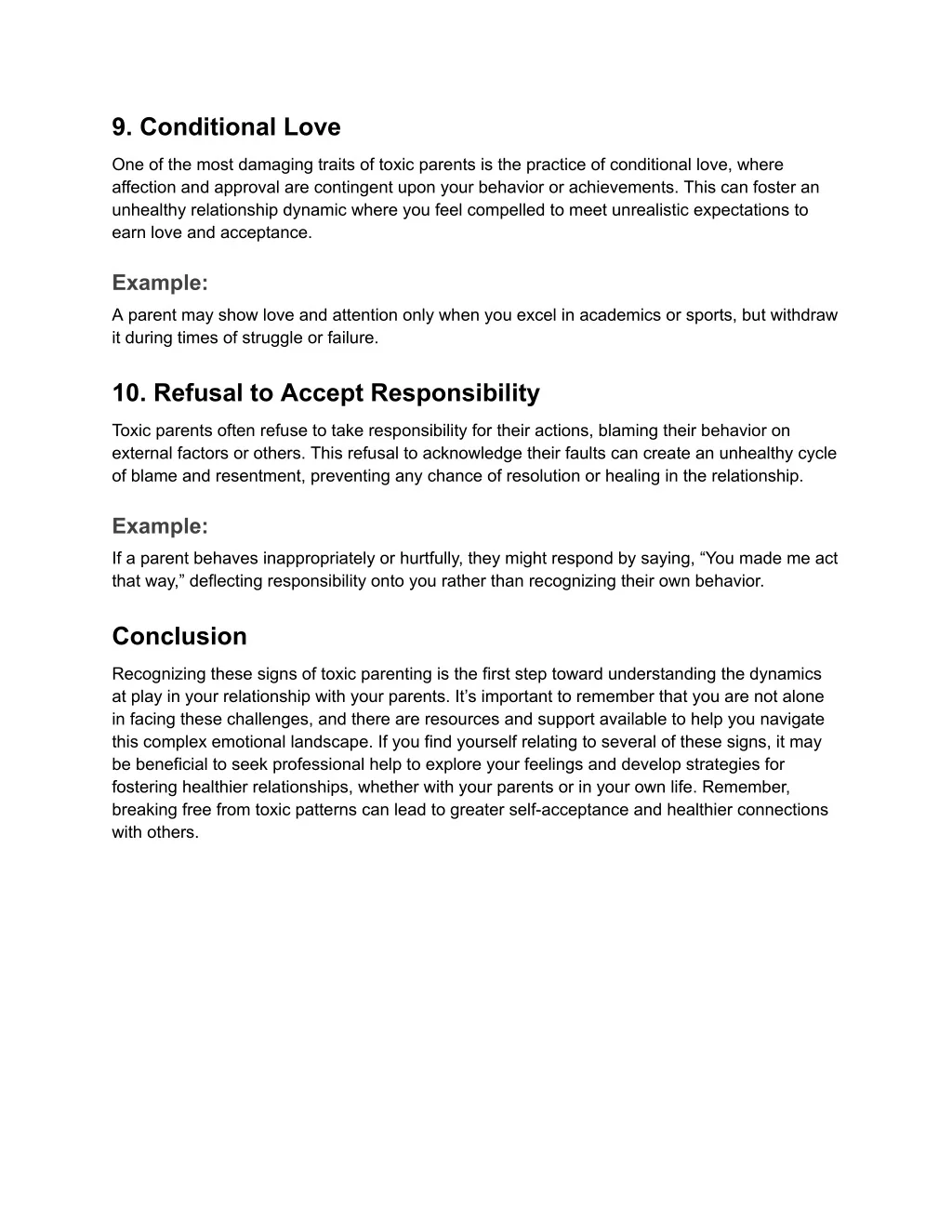 PPT - 10 Signs You Have Toxic Parents PowerPoint Presentation, free ...