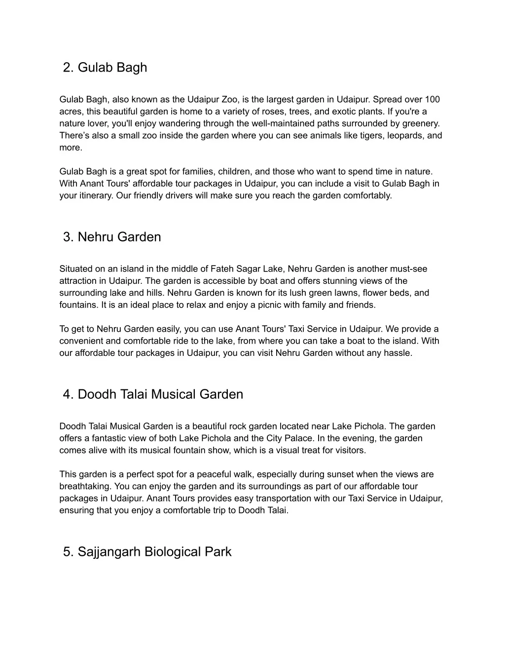 PPT - Best Parks and Gardens to Visit in Udaipur PowerPoint ...