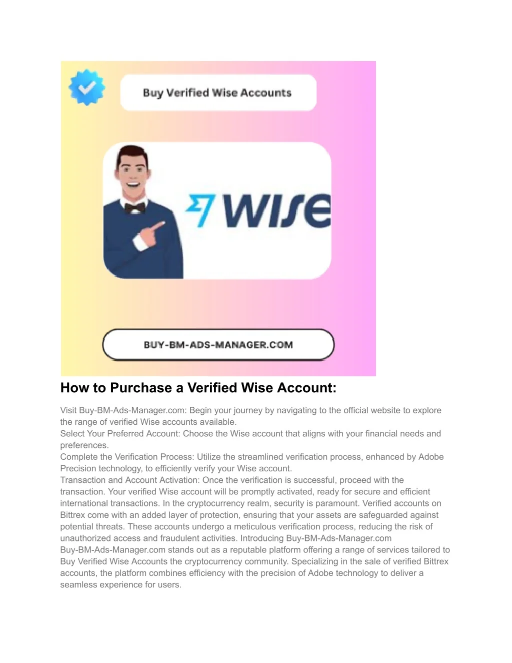 PPT - Buy Verified Wise Accounts PowerPoint Presentation, free download ...