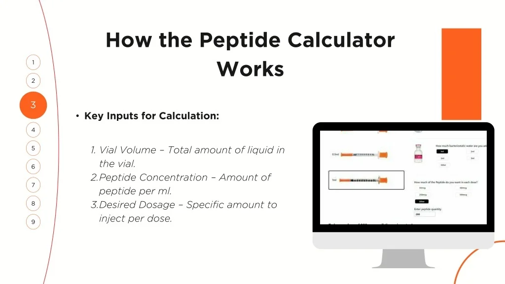 PPT - Accurate Dosing with Peptide Calculator PowerPoint Presentation ...