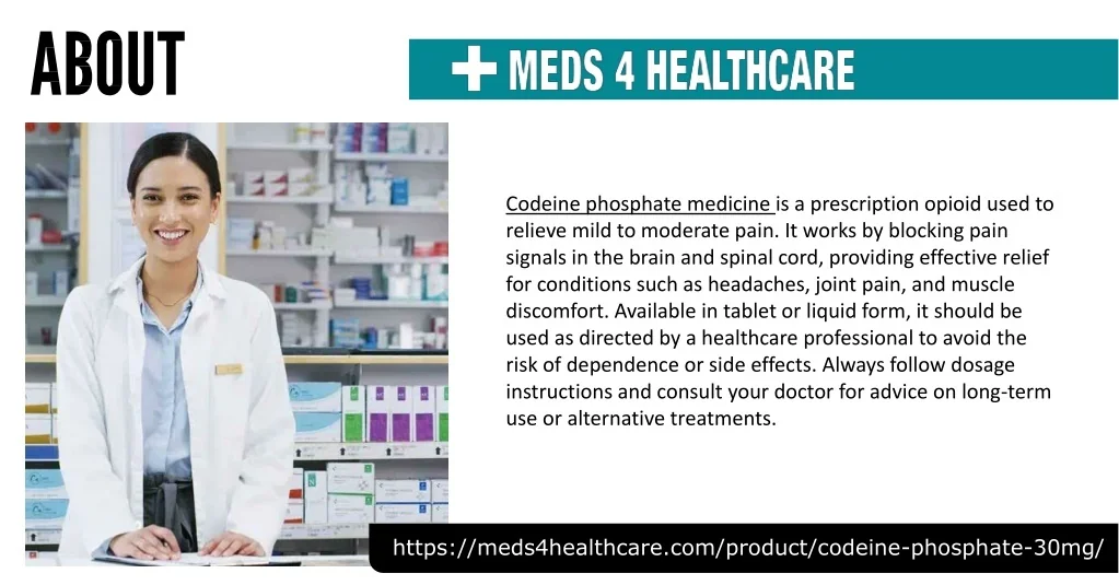 PPT - Effective Pain Relief with Codeine Phosphate Medicine ...