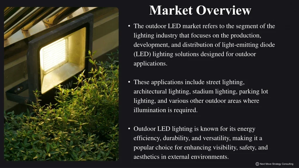 PPT - Outdoor LED Lighting: A Bright Path to Sustainable Urban ...