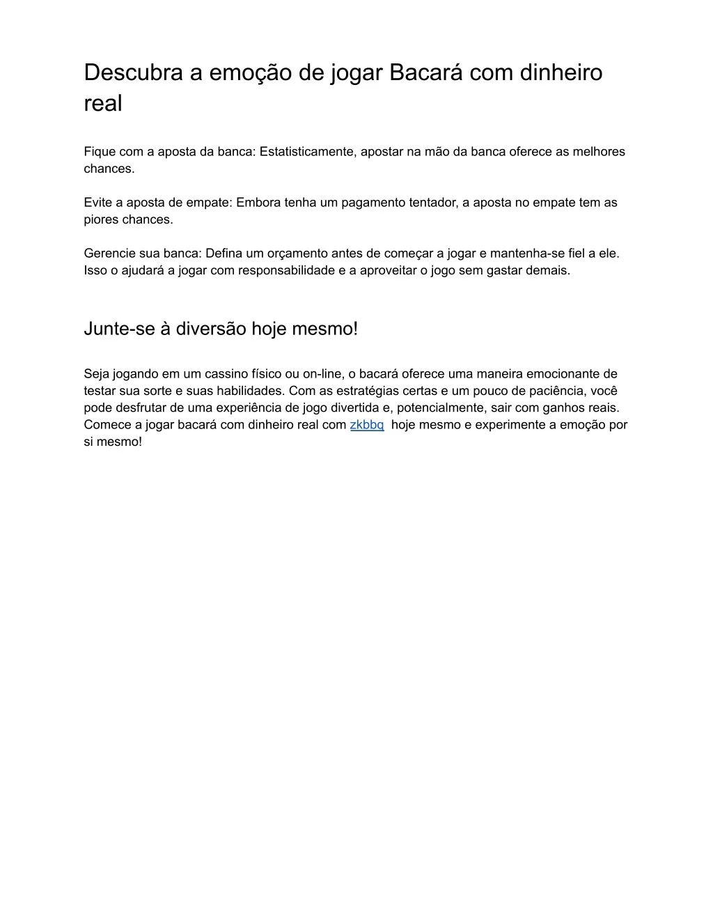 PPT - Descubra a emoção de jogar Bacará com dinheiro real PowerPoint ...