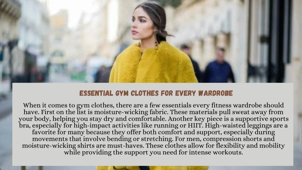 PPT - Explore Gym Clothes Style Trends for Every Workout Routine ...