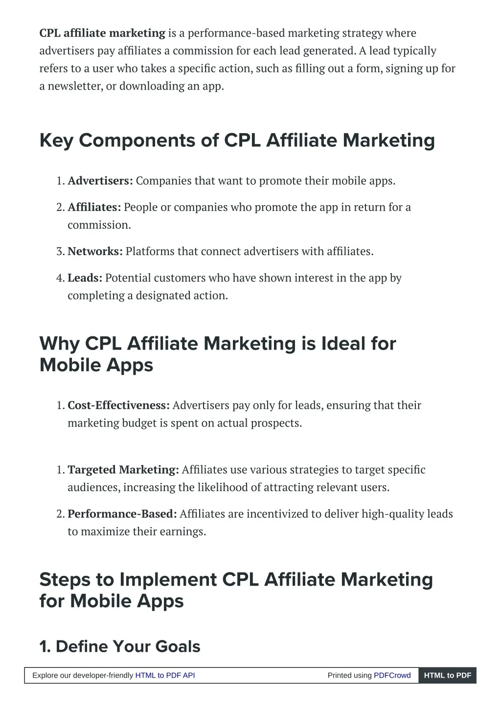 PPT - The Ultimate Guide to CPL Affiliate Marketing for Mobile Apps ...