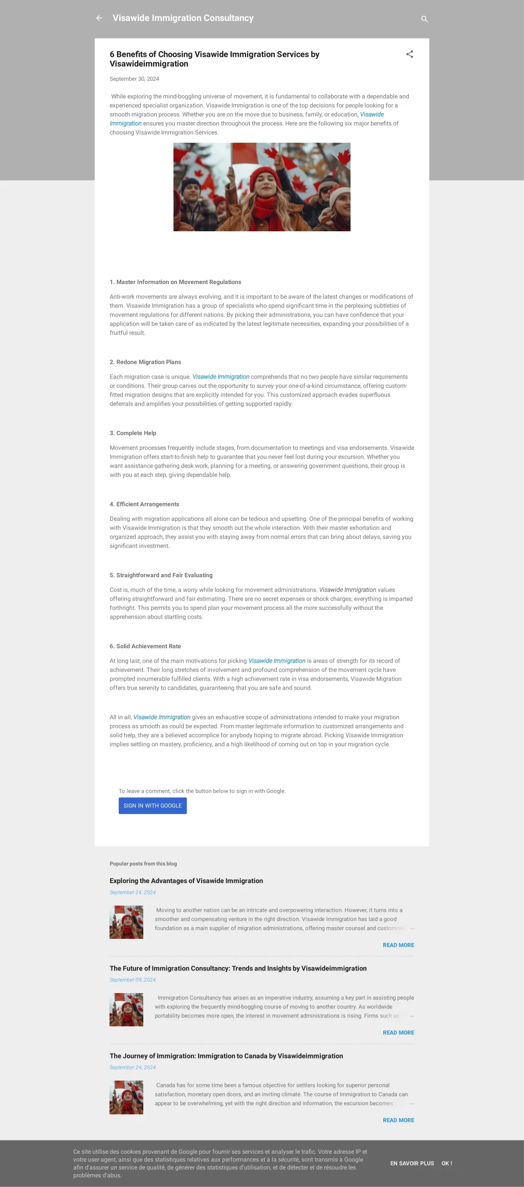 PPT - 6 Benefits of Choosing Visawide Immigration Services by ...